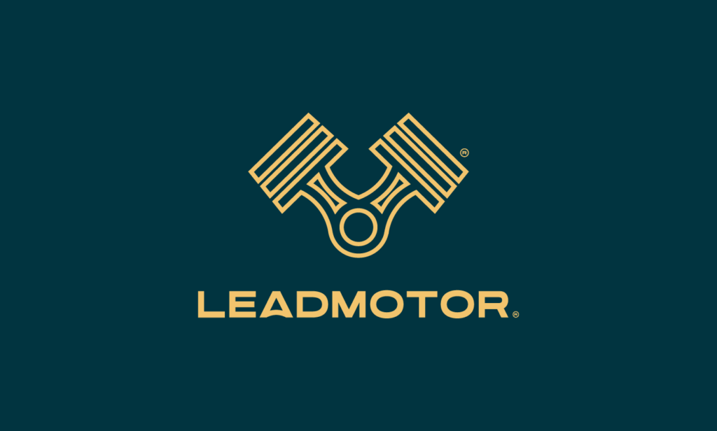 Visuel identitet, design og udvikling for Leadmotor | Webko